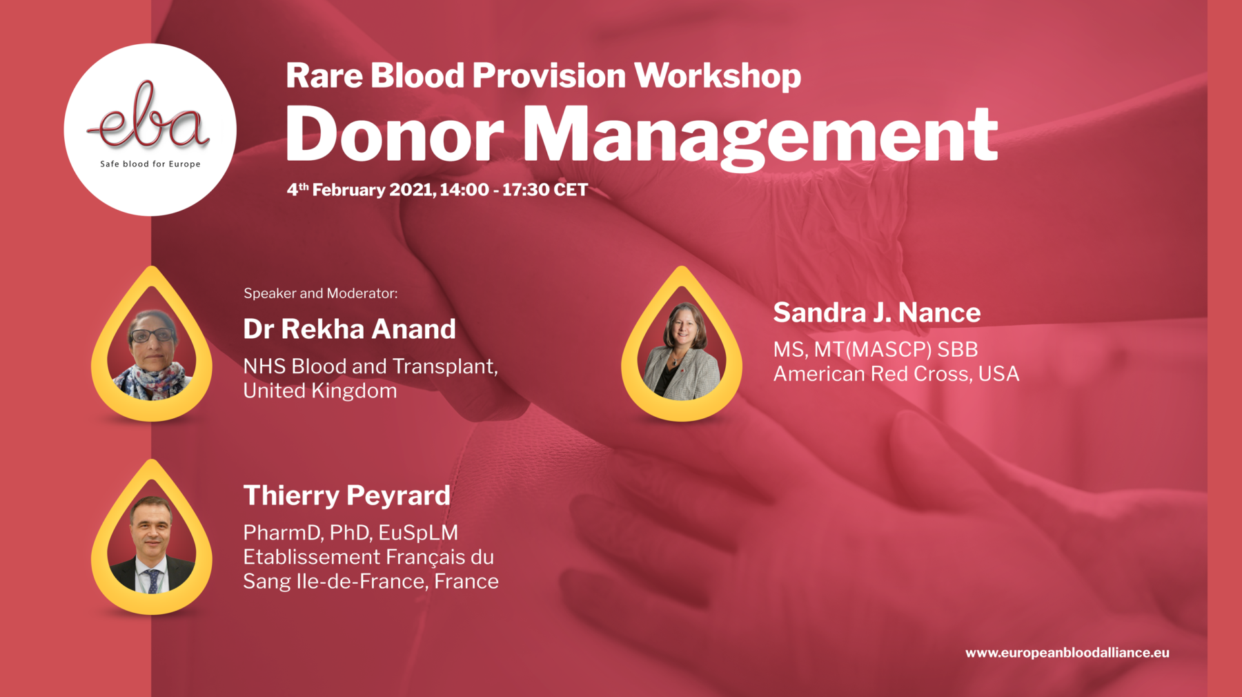 EBA Rare Blood Provision Workshop - European Blood Alliance